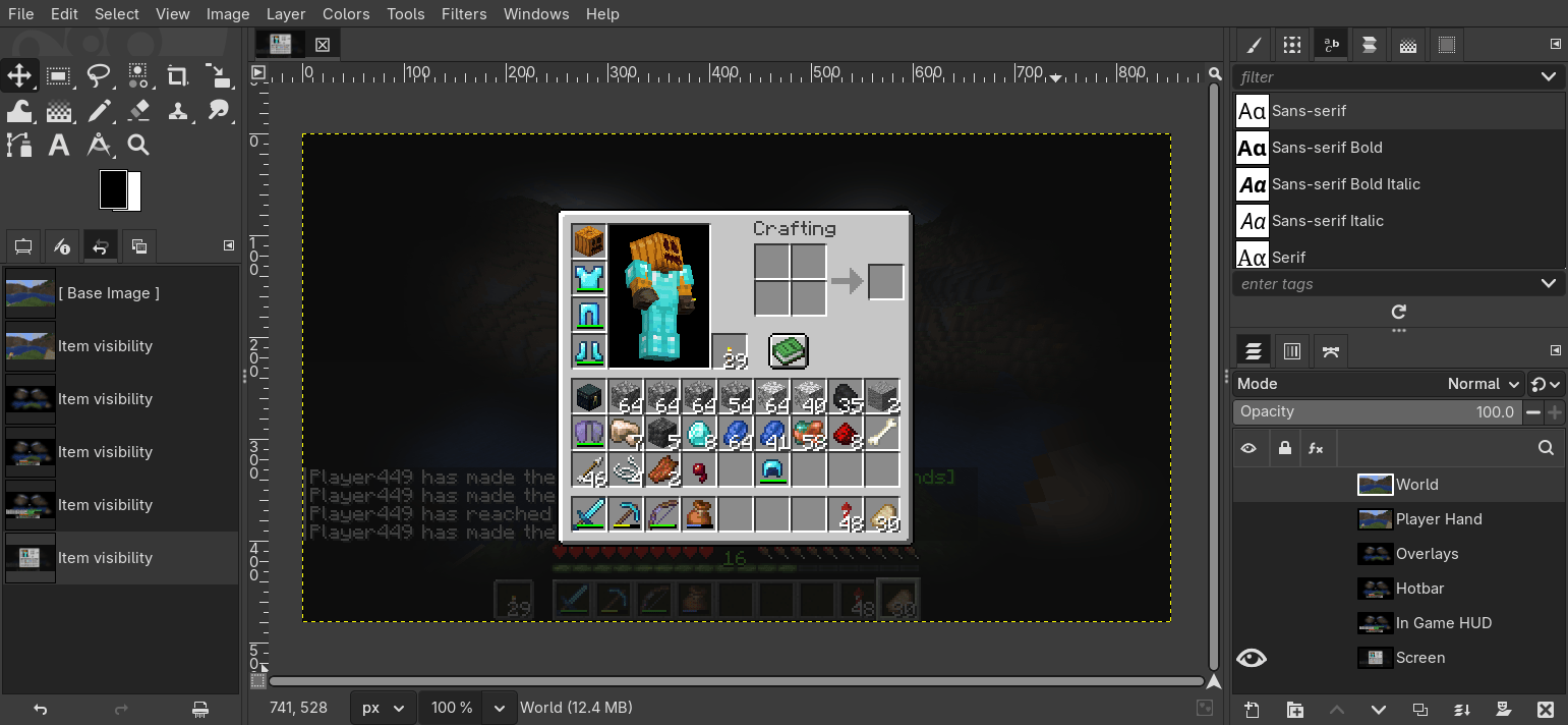 Screenshot Layers — Connor Code